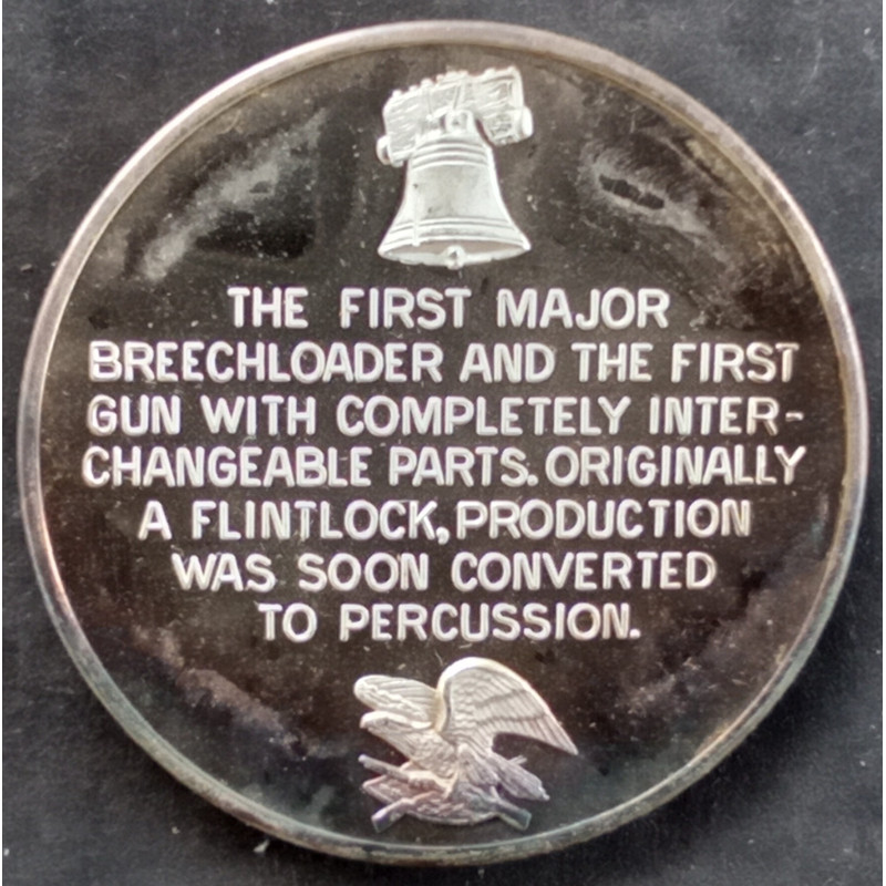 20 Gram International Mint Nation of Rifleman Hall Breechloader Silver ...