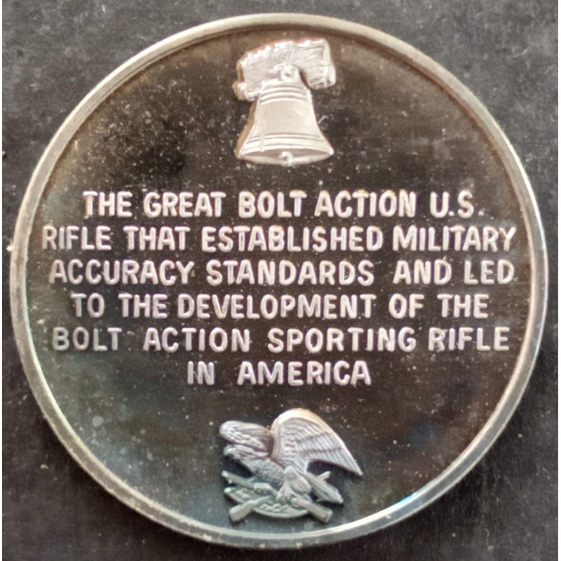 20 Gram International Mint Nation of Rifleman Springfield 1903 Silver Round